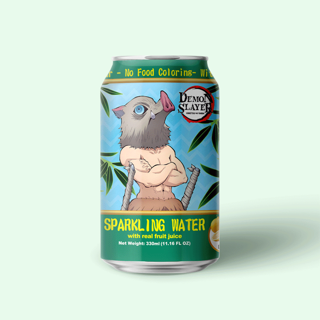 Demon Slayer Sparkling Water with Real Juice 330ml – AnyYums